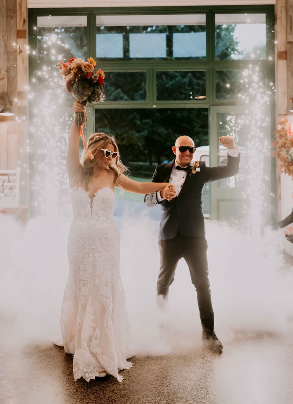 DRY ICE AND INDOOR SPARKLERS